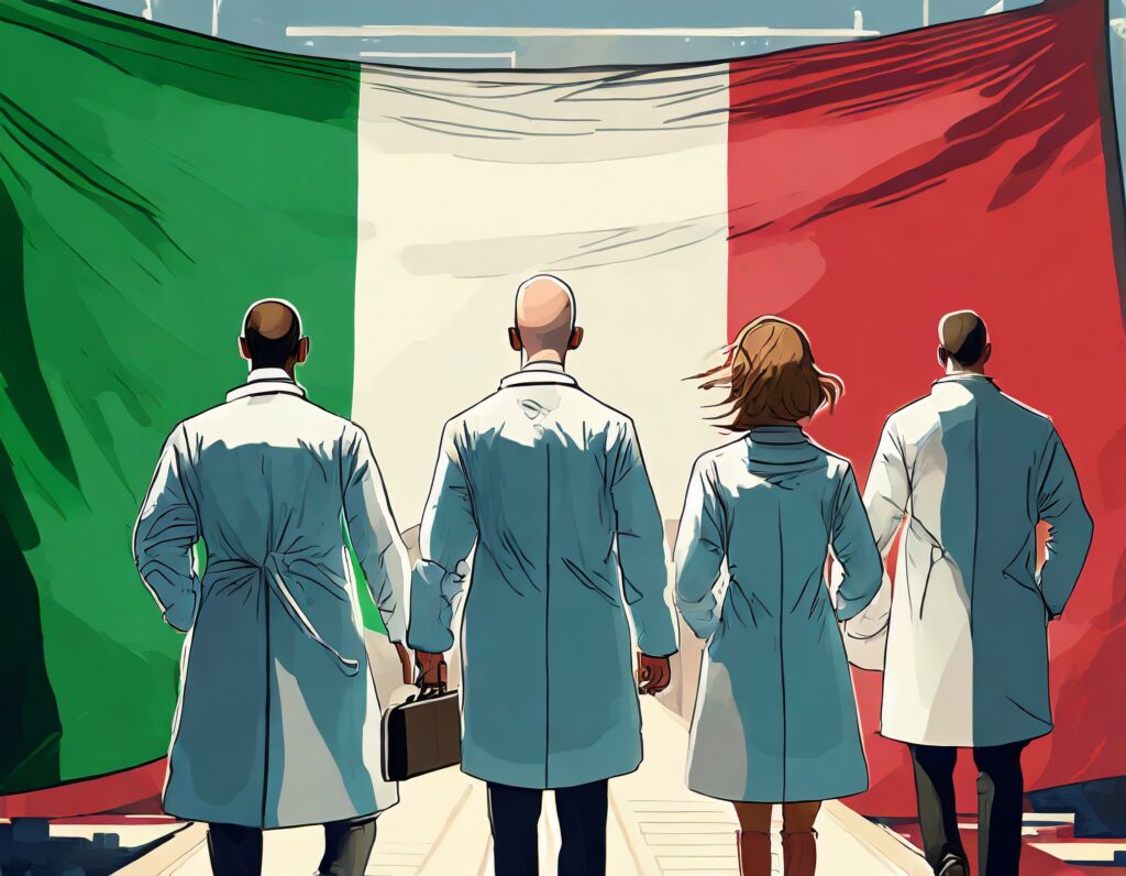 “We will have to leave because we don’t have a future here.” Italian ...