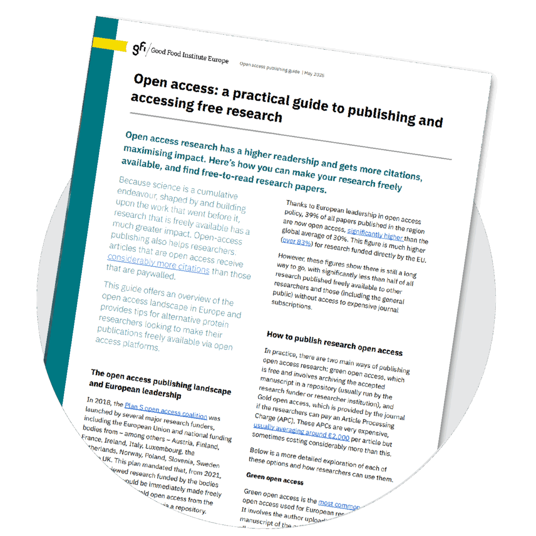 Open access research tools and analysis - GFI Europe